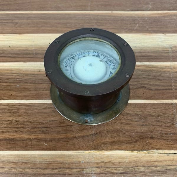 1900s Salvaged Sestrel Brass Compass | Chairish