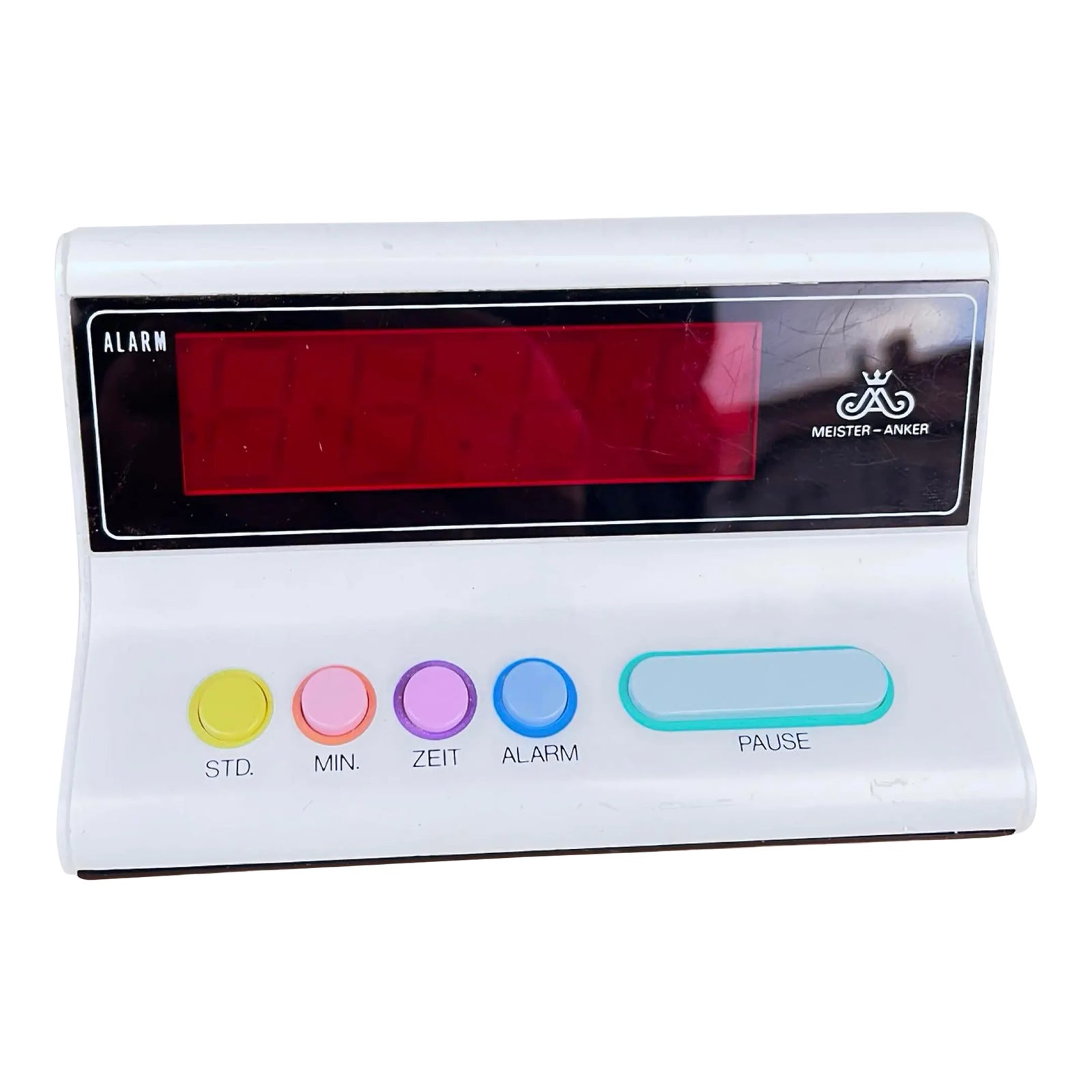 Modernist Digital Alarm Clock Meister-Anker, Germany 1970s. | Chairish