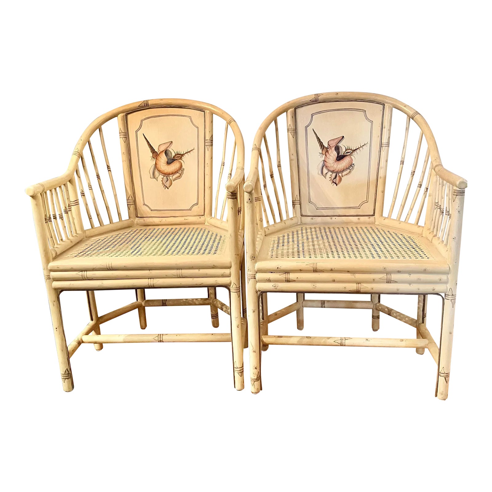 Pair of Brighton Pavilion Chairs | Chairish