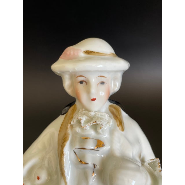 Vintage Colonial Man Porcelain Figurine | Chairish