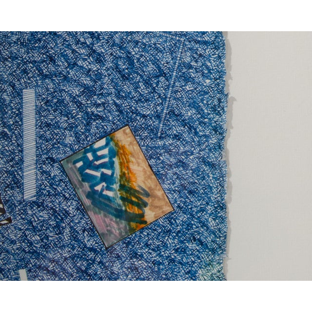 Collage and Abstract Marker Drawing by Thom Shaw | Chairish