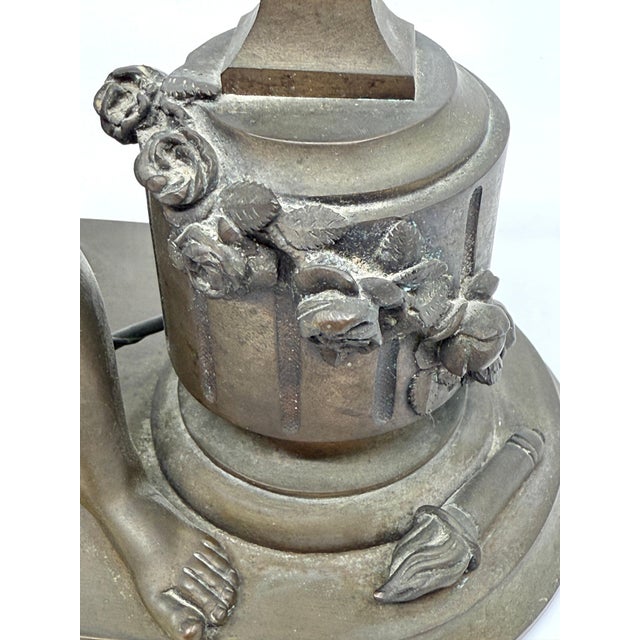 19th Century Bronze Grand Tour Neoclassical Souvenir Cupid Making An