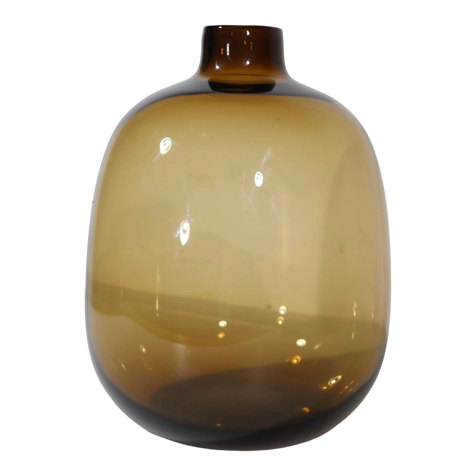 Art Glass Coco Vase by Crate and Barrel | Chairish