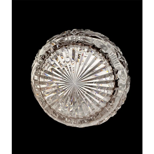 Antique Libbey Hawkes American Brilliant Period Crystal Pitcher Tumbler ...