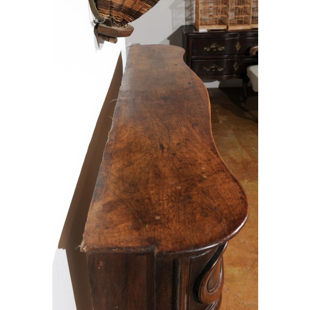 18th Century Provençal Louis XV Period Walnut Fireplace Mantel with ...