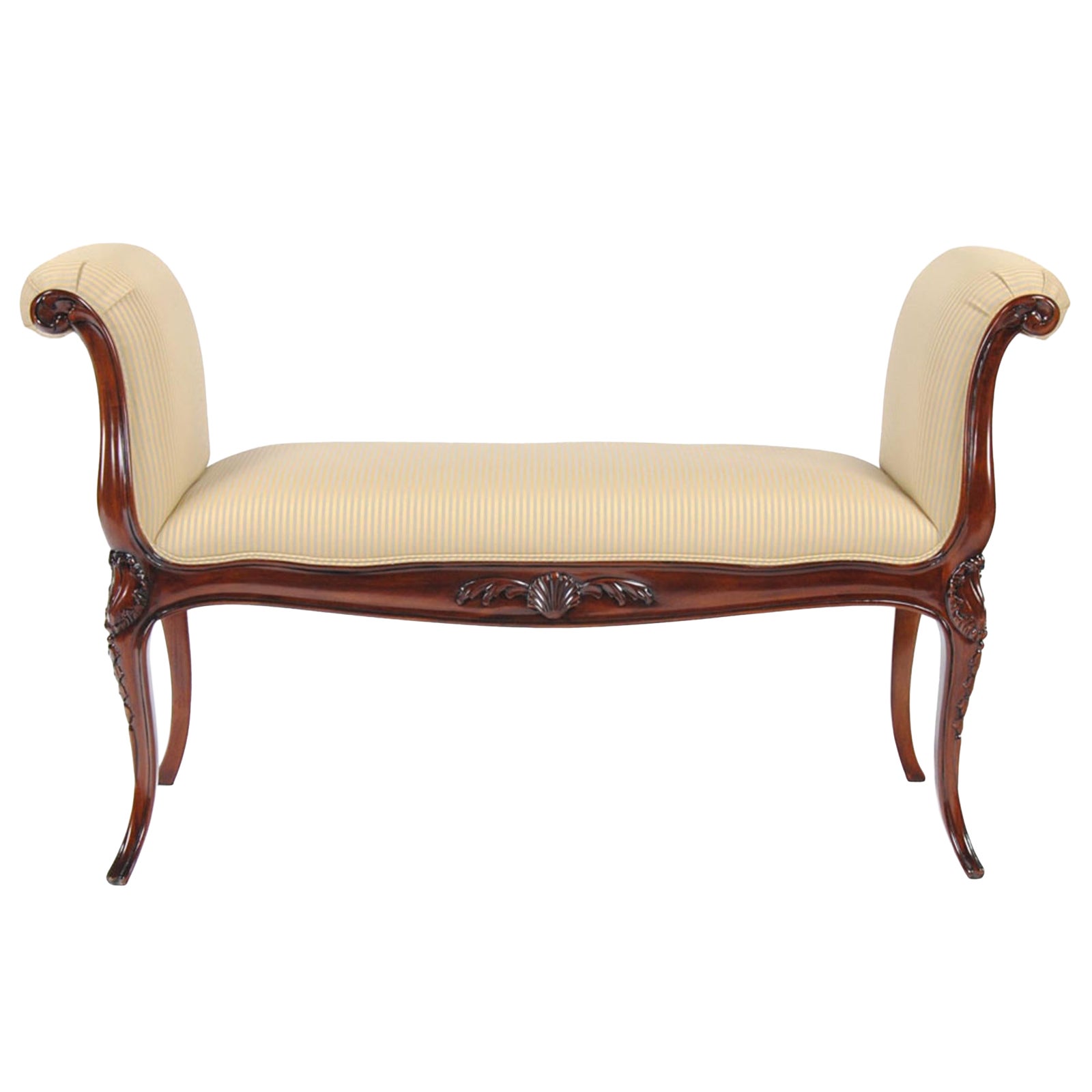 Traditional Oversized Window Bench | Chairish