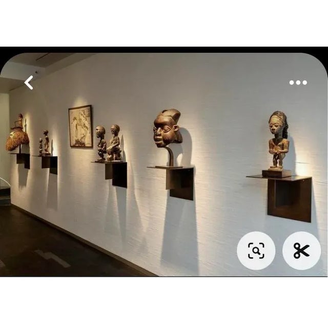 Rare Old Baule Portrait Head Mask/Helmet Mblo/Kpan Cote d'Ivoire Africa ...