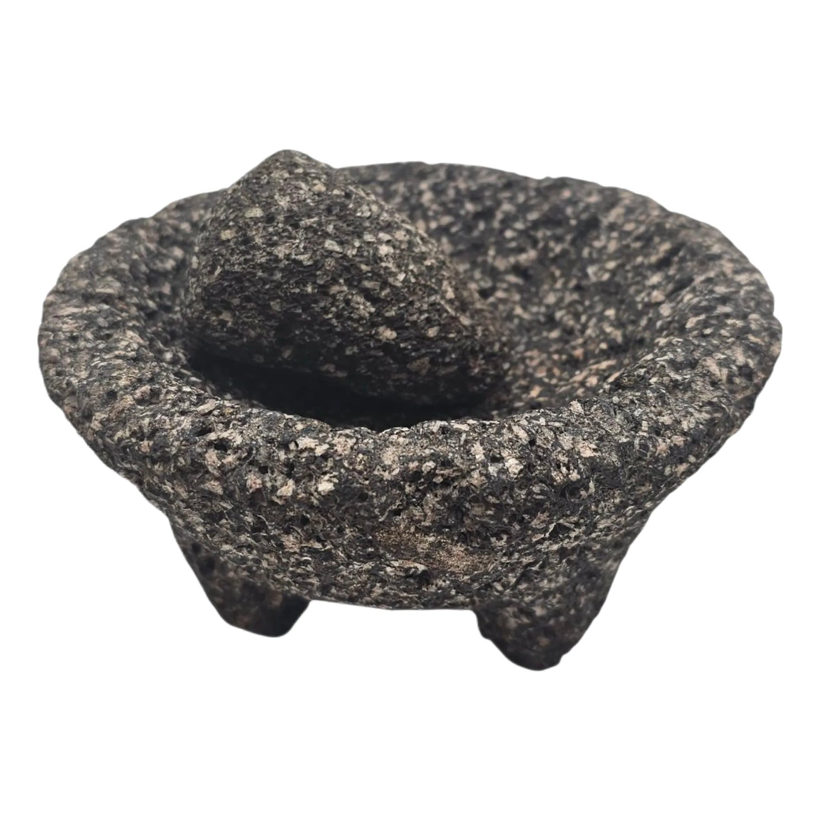Hand-Carved Basalt Molcajete With Pestle – Mexican Folk Kitchen ...