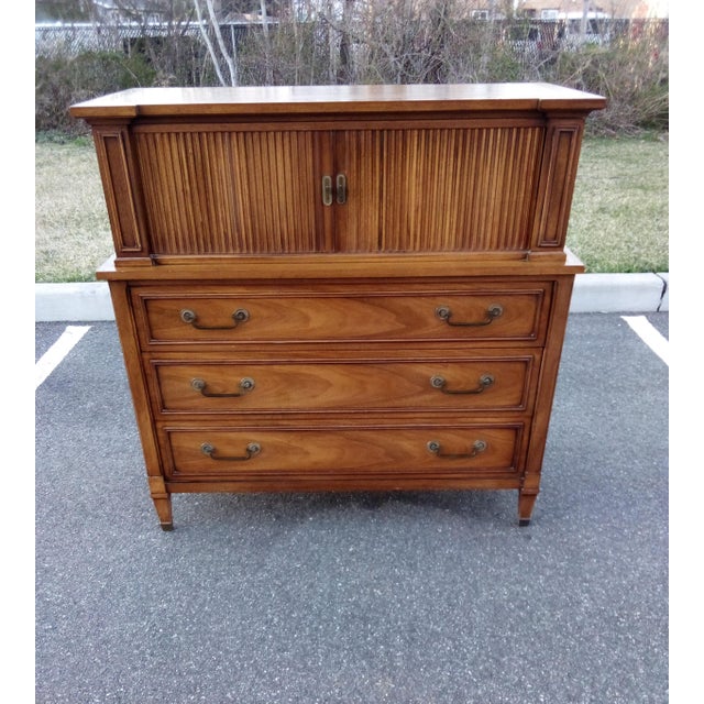 Mid-Century Drexel Highboy Dresser 505-120-1 on Sale Read Below | Chairish