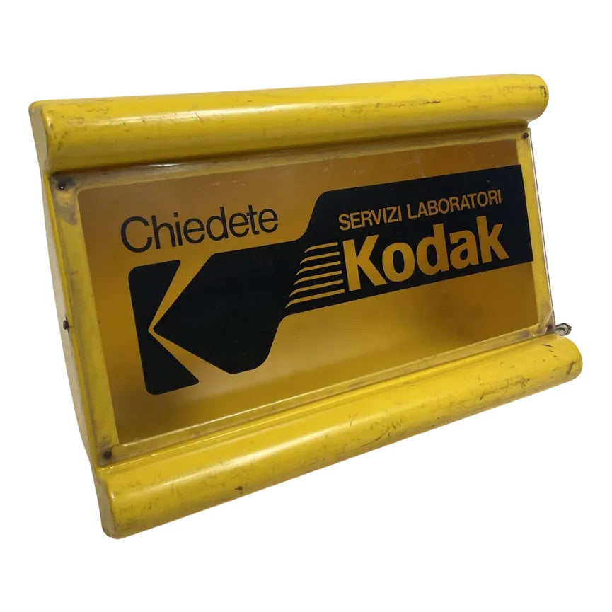 Italian Kodak Sign, 1970s | Chairish