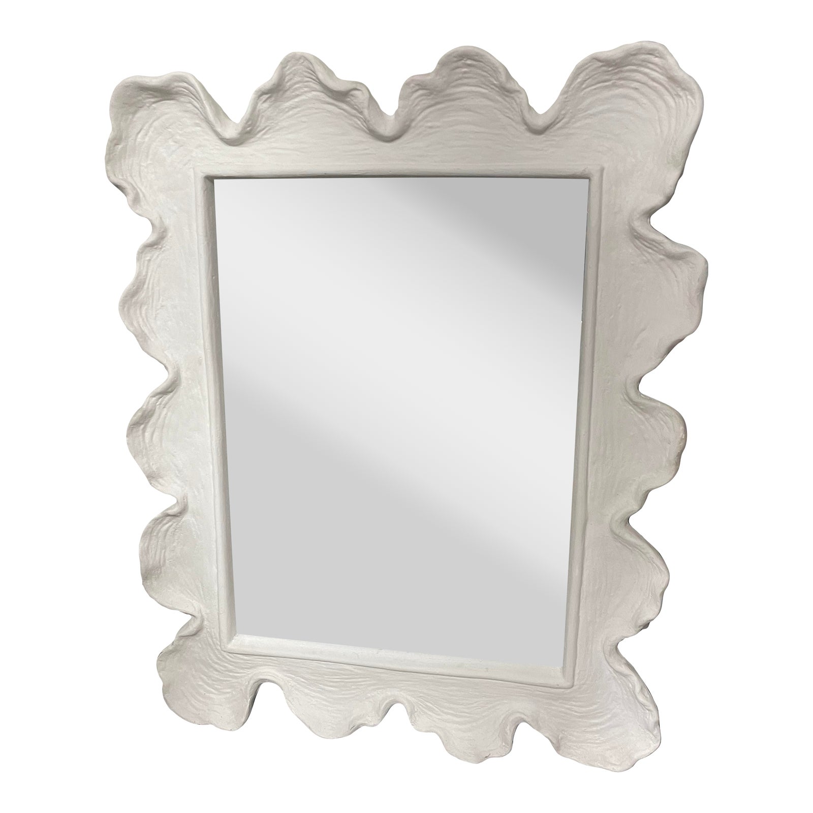 Contemporary Uttermost Coastal Scalloped Wall Mirror | Chairish