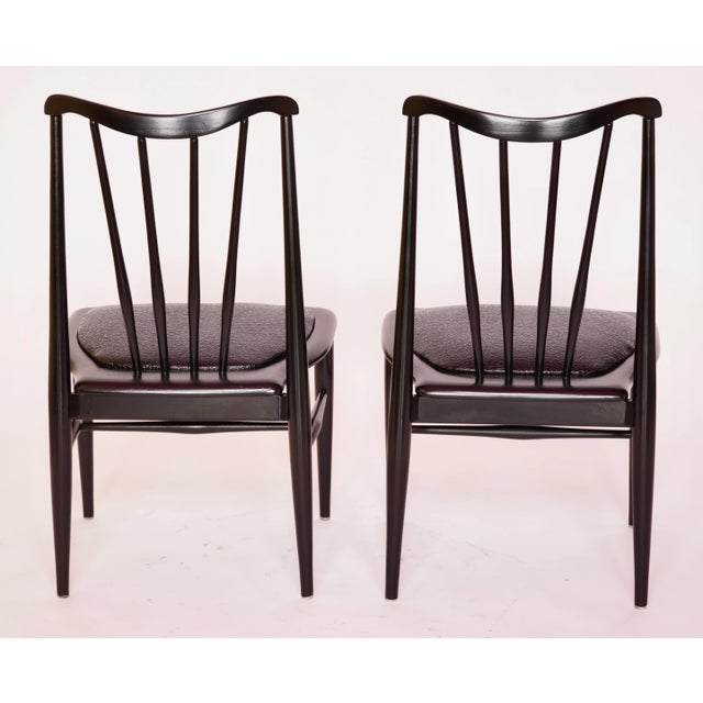 Mid 20th Century Mid Century Modern Spindle Back Side Chairs - Set of 2 ...