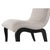 Contemporary Art Deco Scrolling Dining Chair | Chairish