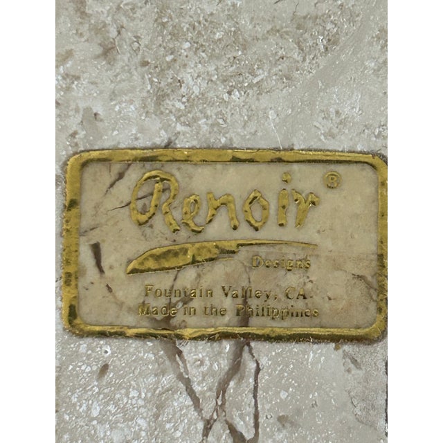 Mid 20th Century Vintage Renoir Designs Travertine Stone Jewelry ...