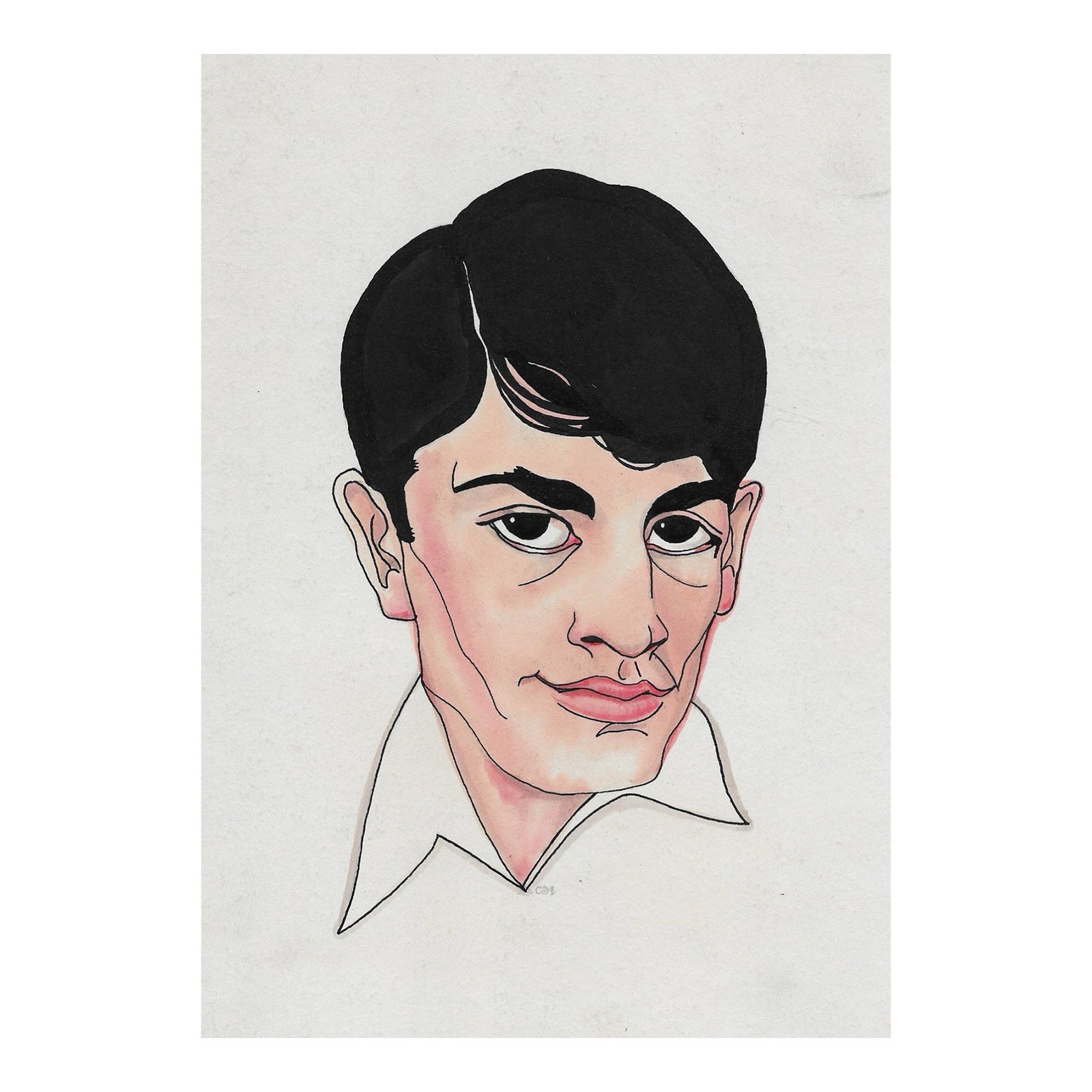1930s Clifford Thompson Portrait of a Man | Chairish