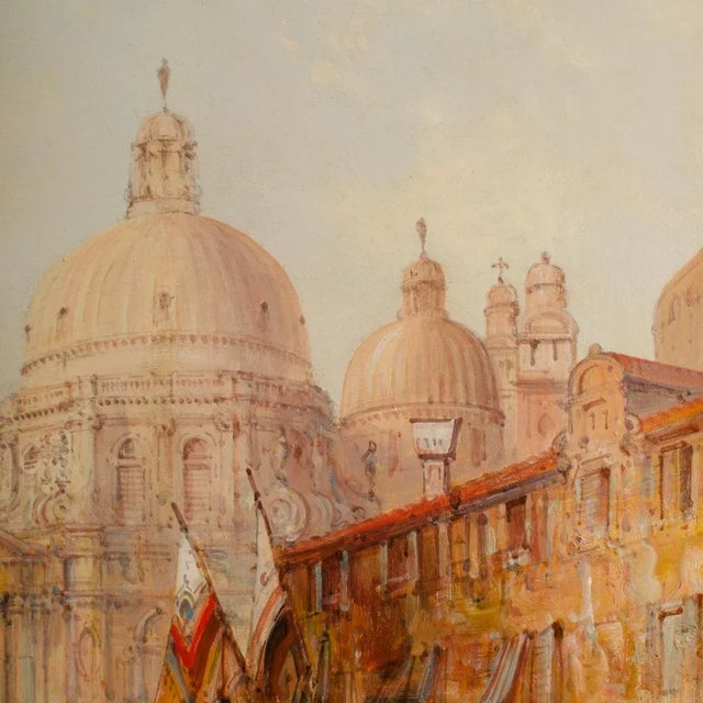 19th Century "Venice in July" Cityscape Oil Painting by Alfred ...