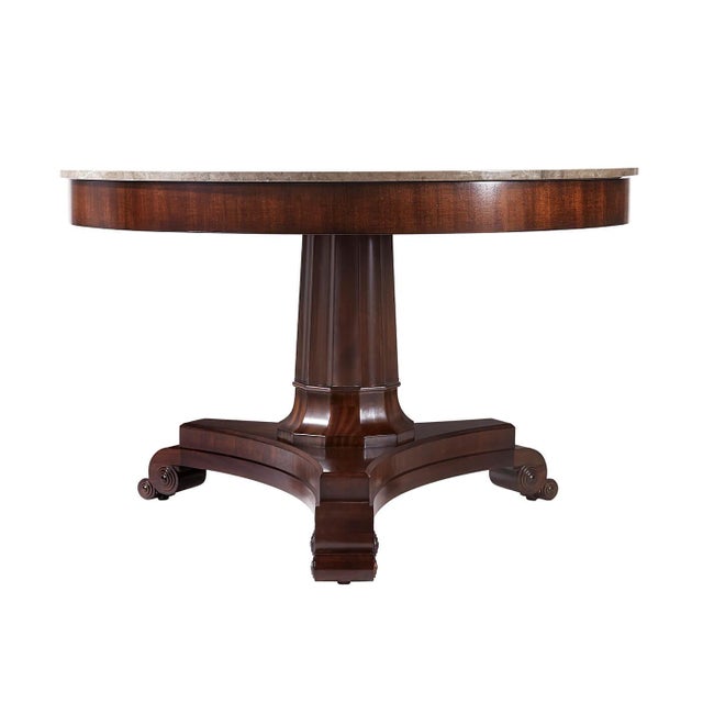 Classical Round Center Table | Chairish