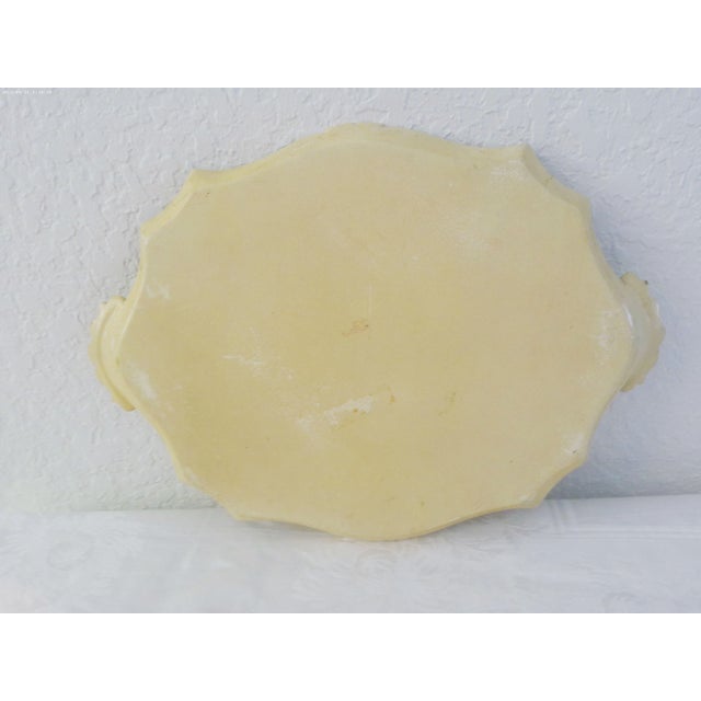 Mid-Century Italian Wood Dancing Lady Tray | Chairish