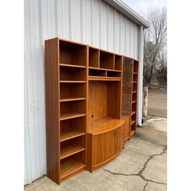 1970s Midcentury Danish Modern Modular Wall Unit | Chairish