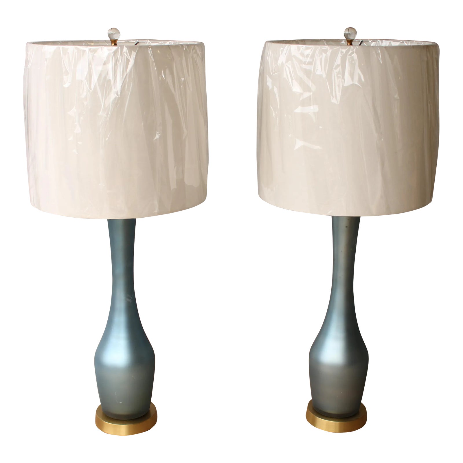 Robert Table Lamps - a Pair | Chairish