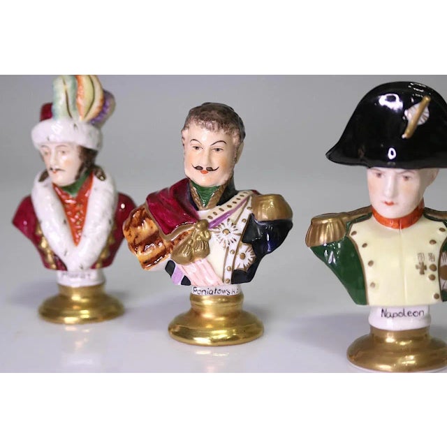 Miniature Porcelain Busts of Napoleon & His Generals by Rudolph Kammer ...
