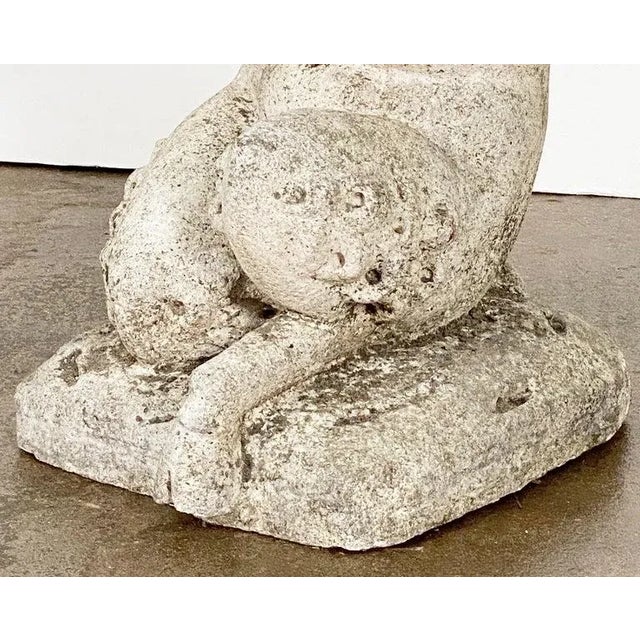 Italian Putti or Cherub Garden Stools of Composition Stone - Four ...