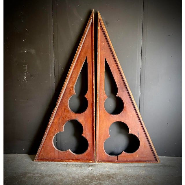 Early 20th Century Architectural Church Gable Corbels - Pair | Chairish