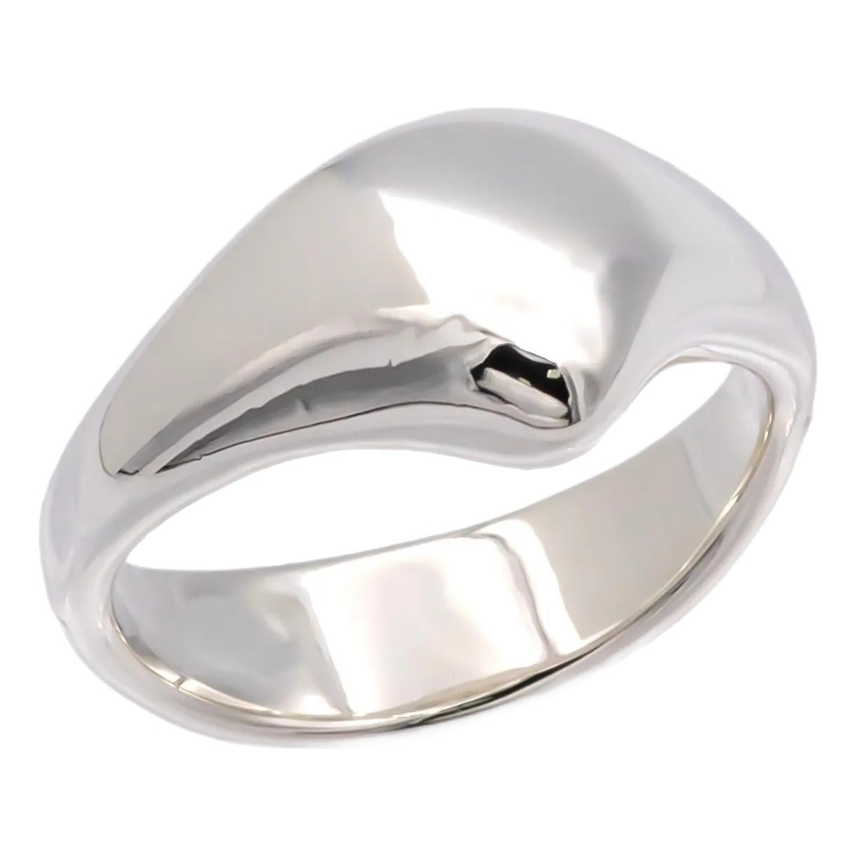 Tiffany & Co. Elsa Peretti Sterling Silver Cat Island Ring Size 7.5 ...