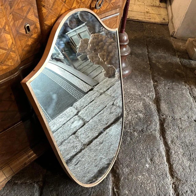 1950s Gio Ponti Style Mid-Century Modern Brass Italian Shield Wall ...