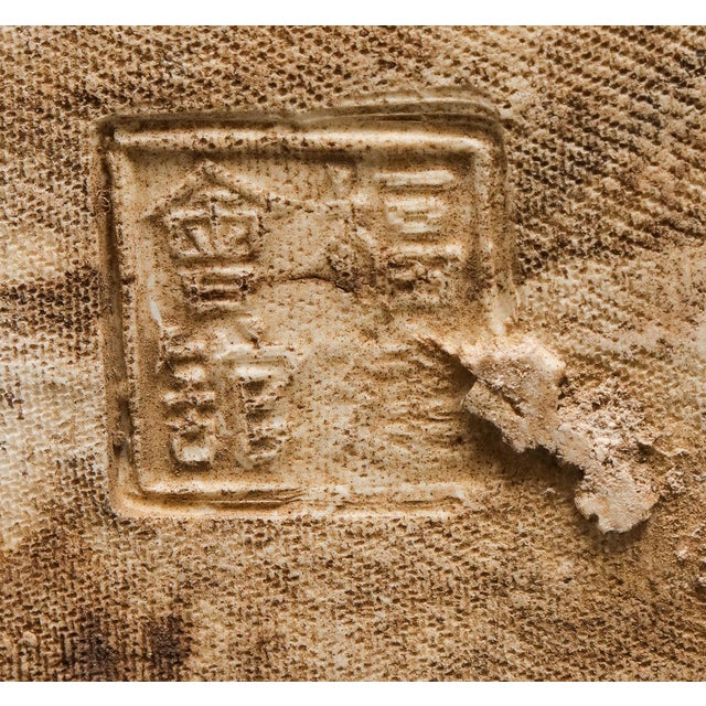 Chinese Tall Polychrome Ceramic Glazed Immortal Lu Figure | Chairish