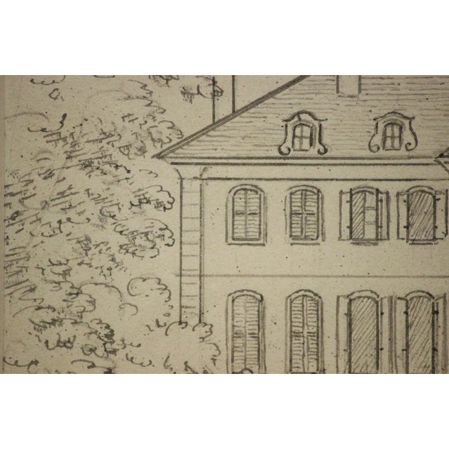 French Chateau Drawing | Chairish