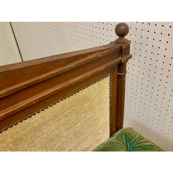 French 19th Century Directoire Daybed With Original Tufted Upholstered ...