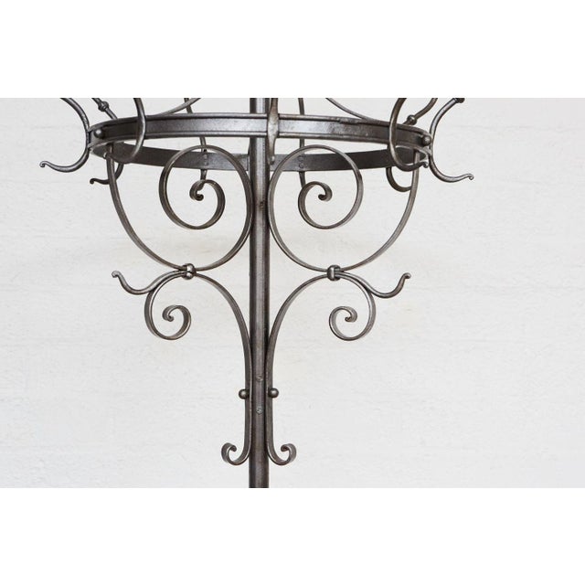 Wrought Iron Hat/Coat Stand | Chairish