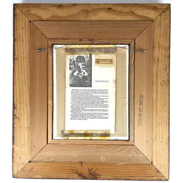 MCM John Checkley Oil on Canvas, Hyde Street Cable Car, San Francisco ...