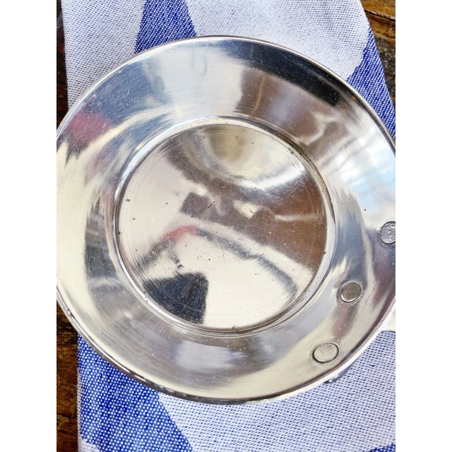 Antique Heinrichs Solid Bronze & Sterling Silver Sauté Pan From Carlton ...