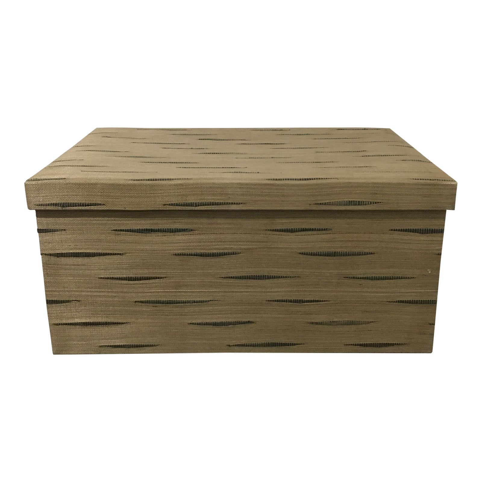 Fred Segal Home Large Velvet Lined Storage Box | Chairish
