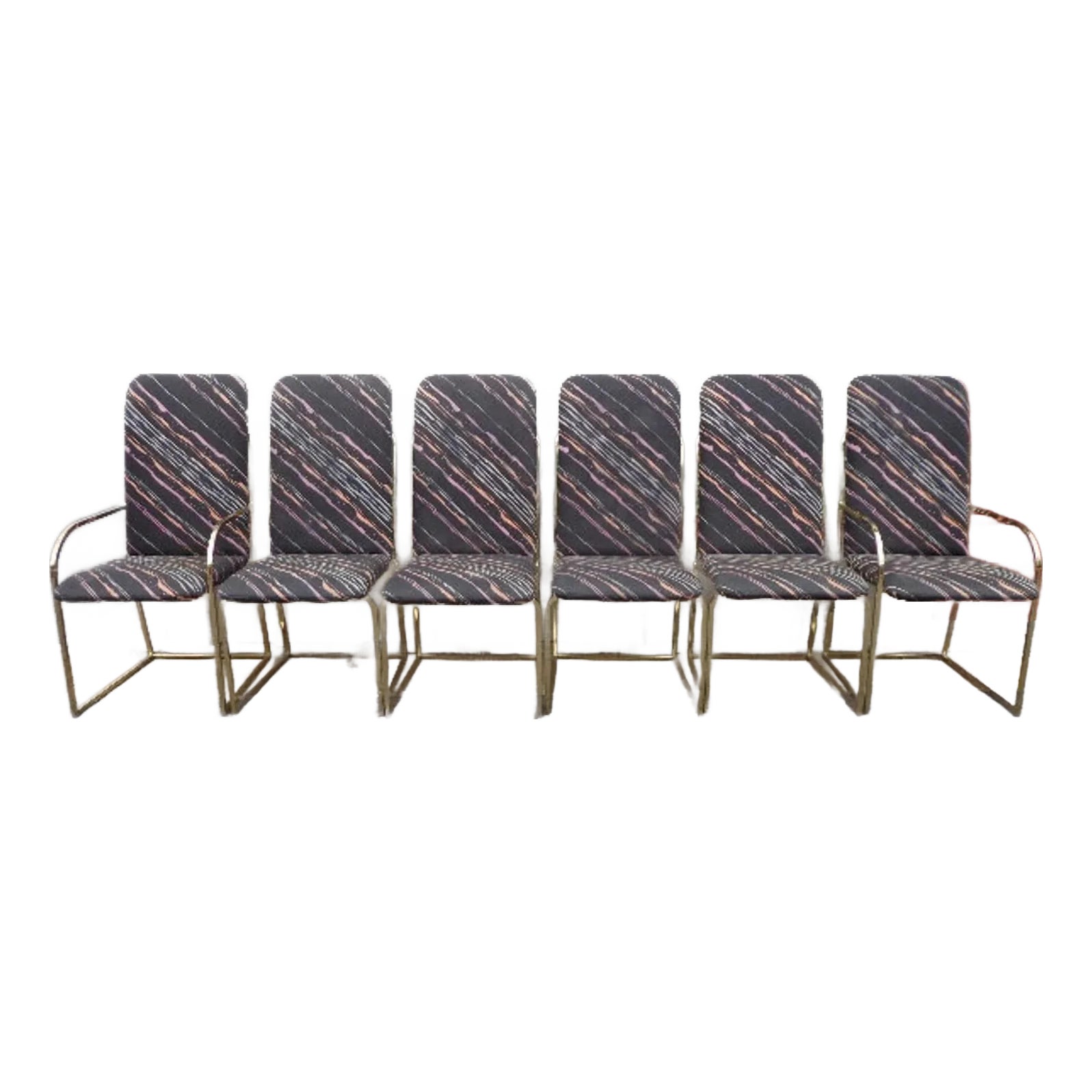Mid 20th Century Milo Baughman for Dia Brass Metal Mid Century Modern ...