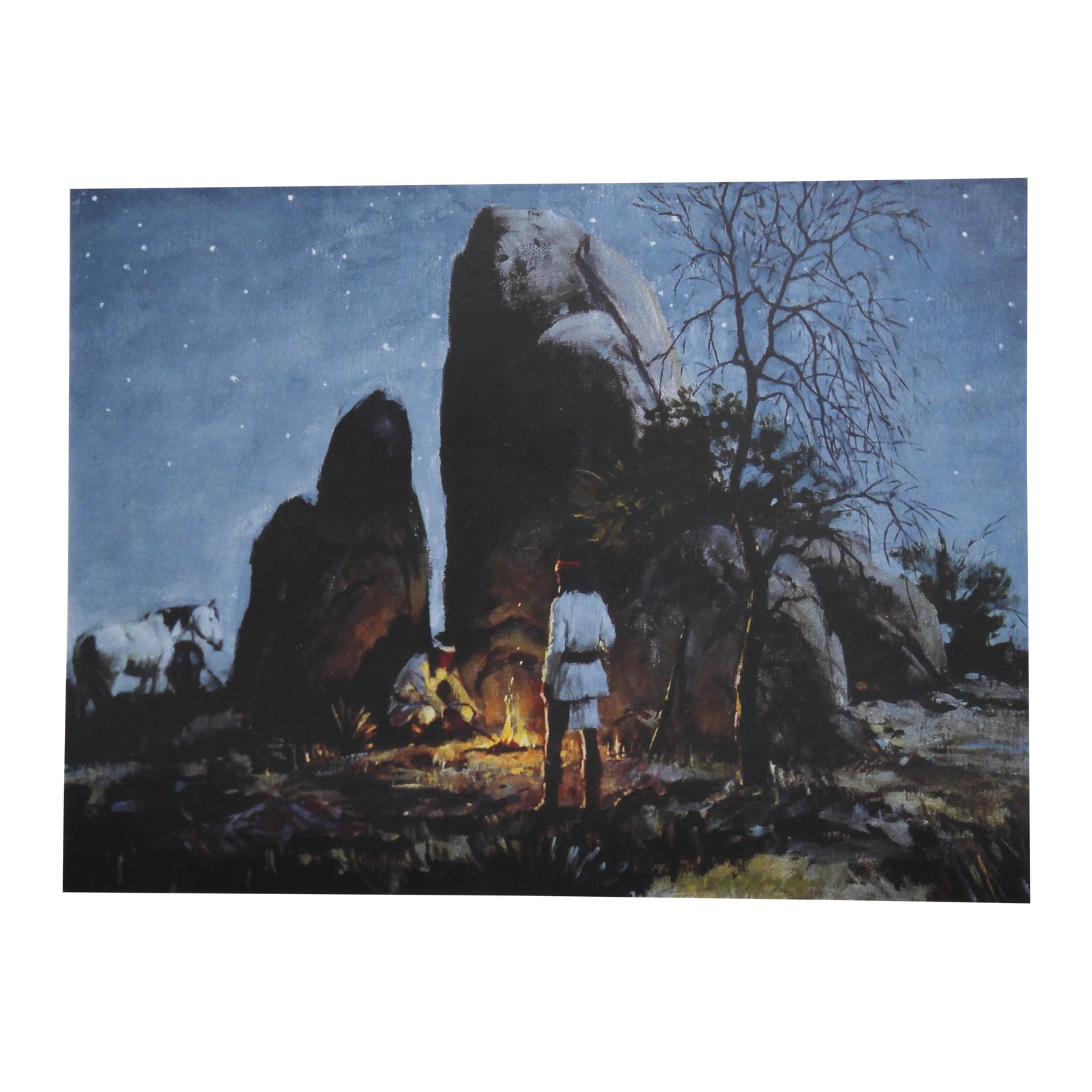 Duane Bryers, Apache Fire Light, Lithograph | Chairish