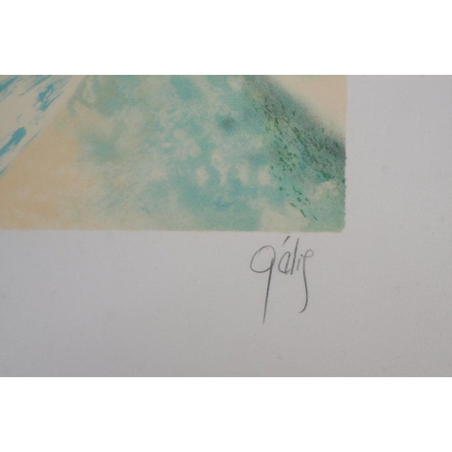 Daniel Gelis, Bateau en haute mer, Lithograph | Chairish