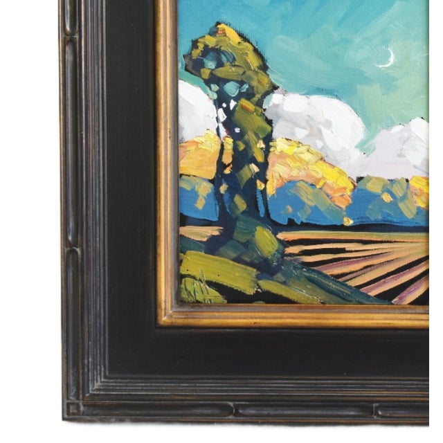 William Hawkins Beautiful Landscape Oil Painting Including the Black ...