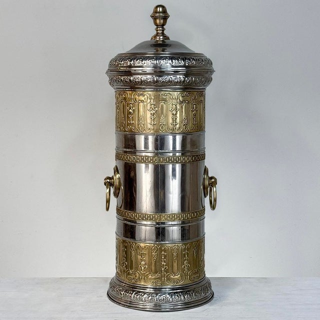 19th Century French Fancy Coffee Bean Dispenser | Chairish