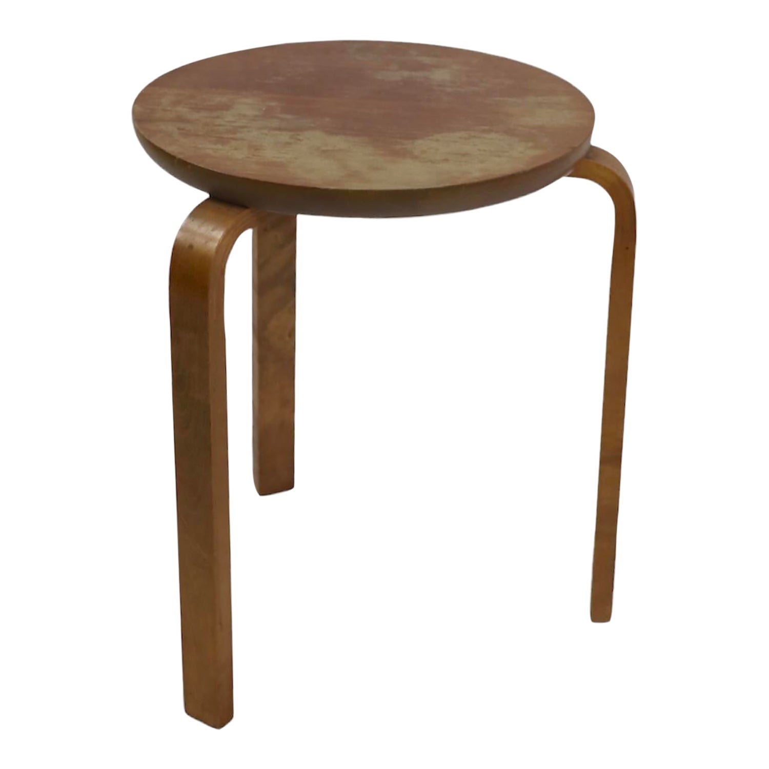 Swedish Made Taboret Table in the Style of Aalto | Chairish