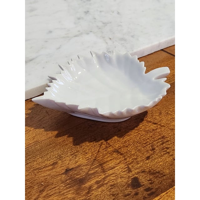 1980s Limoges Leaf Trinket Dish, Oil Dish, Butter Dish, Soap Dish ...