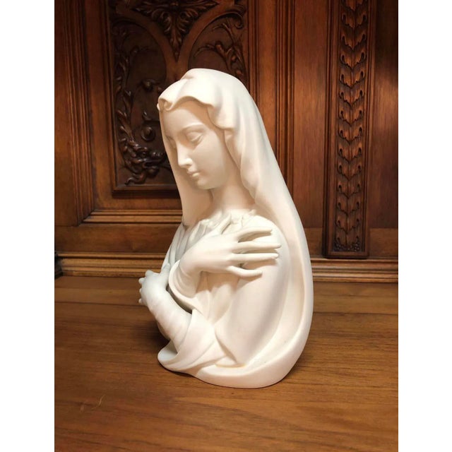 Late 20th Century Artist Signed Boehm Madonna | Chairish