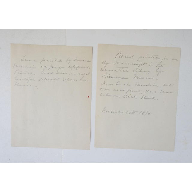 Antique Grand Tour Petrarch & Laura Photographs of Portraits - a Pair ...