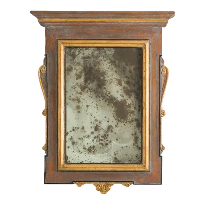 Christopher Guy Petite Mirror 14th Century Gold, Tudor Wash & Black ...