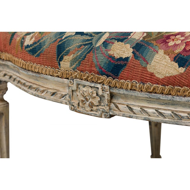 Swedish Neo-Classic Painted Tapestry Upholstered Armchairs - a Pair ...