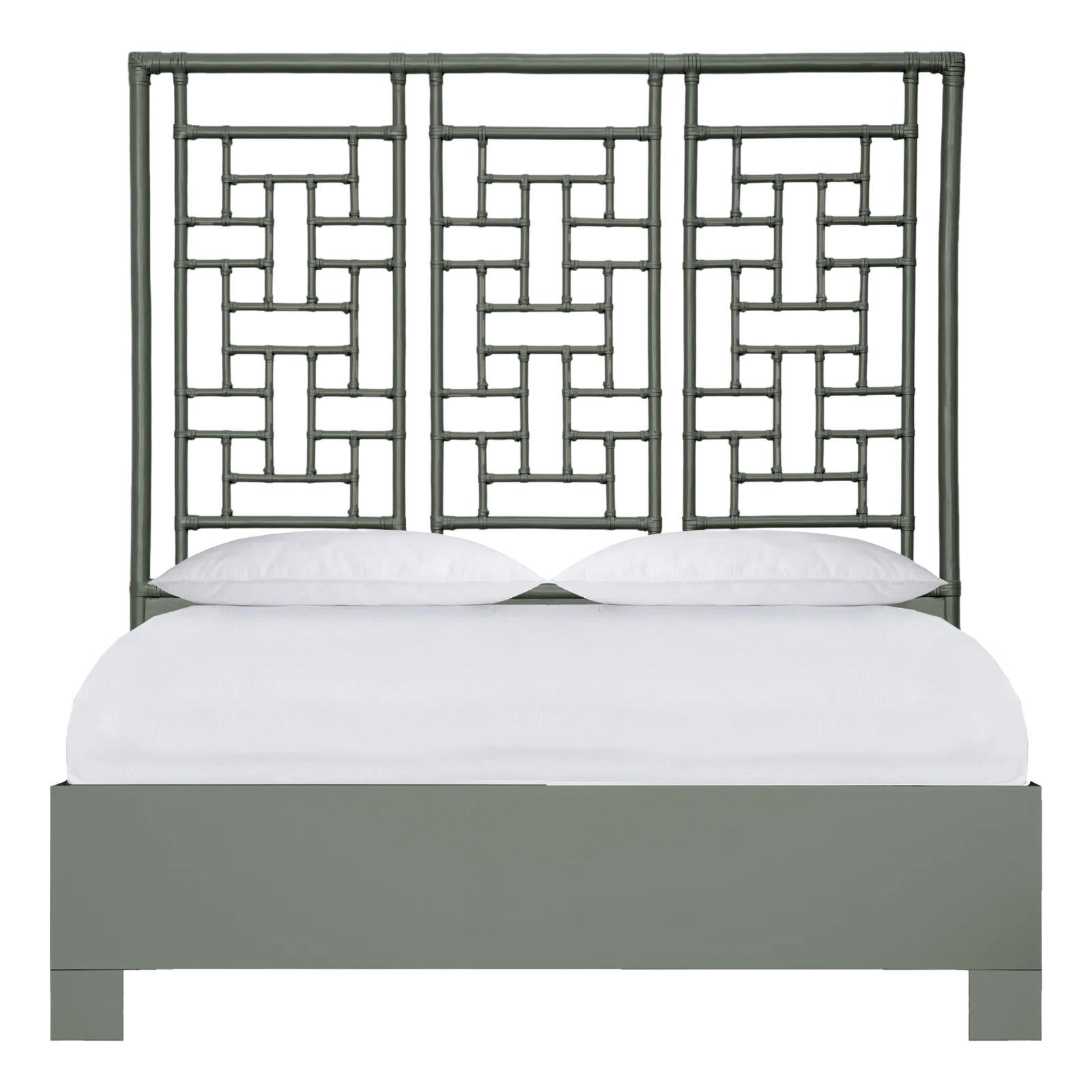 Ohana Platform Bed Queen, Evergreen | Chairish