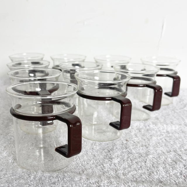 Danish Modern Bodum Glass Coffee Mugs, as in Star Trek - Set of 10 ...