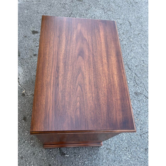Henkel Harris Black Walnut Nightstand | Chairish
